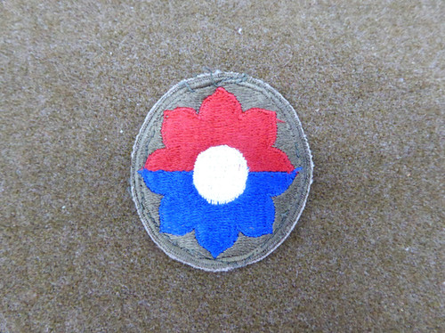 US 9th Infantry Division Patch, WWII | Foxhole Militaria