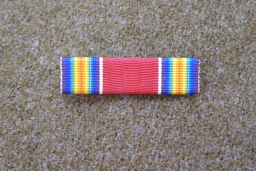 Original WWII Victory Medal Ribbon | Foxhole Militaria