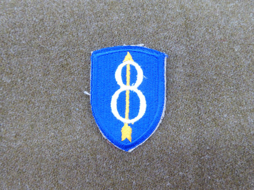 US 8th Infantry Division Patch, WWII | Foxhole Militaria