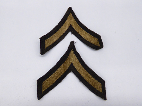 Original WWII U.S. Army Private First Class Rank | Foxhole Militaria