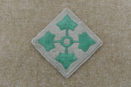 WWII 4th Infantry Division Patch | Foxhole Militaria