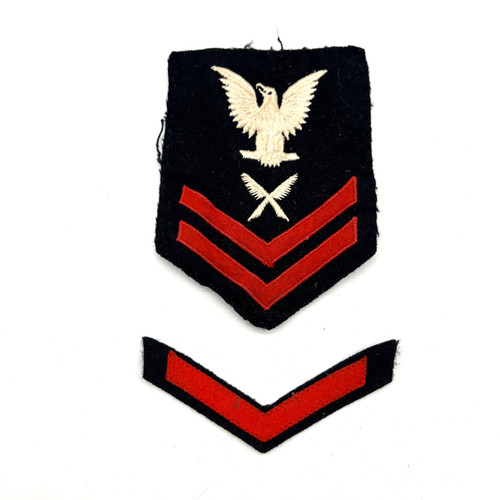 U.S. Navy Yeoman 2nd Class PO Insignia, Pre-WWII | Foxhole Militaria