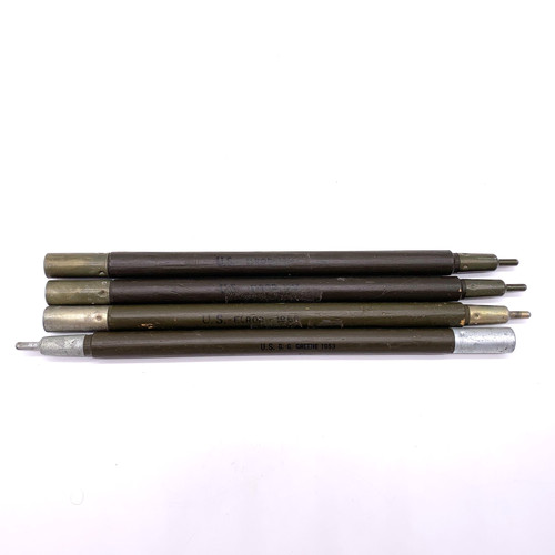 US Army Tent Poles, 4 Each, Vietnam Era | Foxhole Militaria