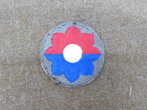 US 9th Infantry Division Patch, WWII | Foxhole Militaria