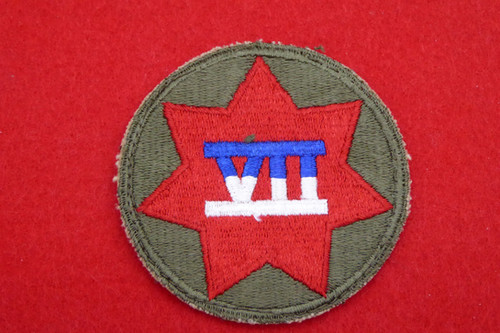 Original WWII U.S. Army 7th Corps Patch | Foxhole Militaria
