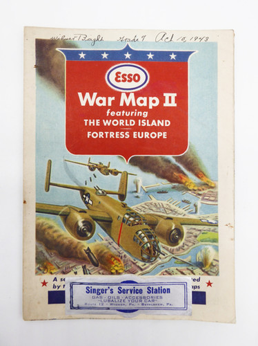 Esso Advertising, War Map II, WWII. | Foxhole Militaria