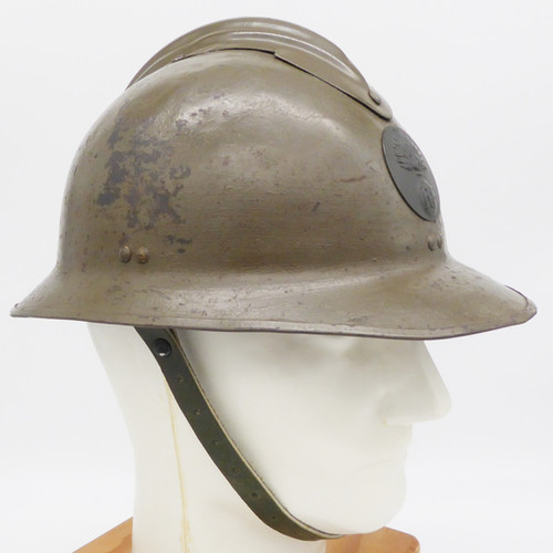 Original French Model 1926 Helmet, WWII | Foxhole Militaria