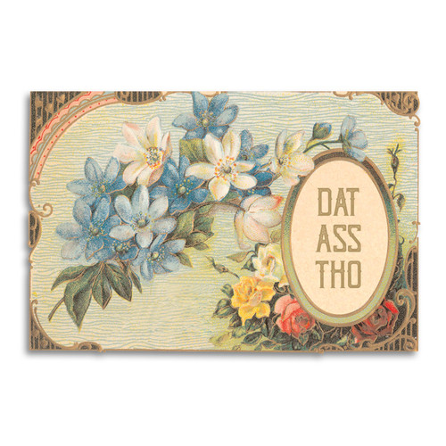 Dat Ass Tho Bad Betty Funny Vintage Greeting Card