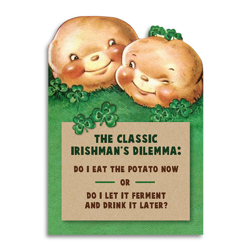 The Classic Irishman's Dilemma - Funny St. Patrick's Day Card | Bad ...