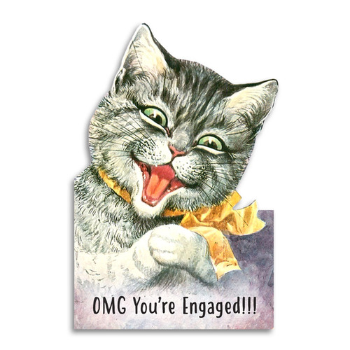 OMG You're Engaged!!! | Bad Betty Engagement Greeting Card