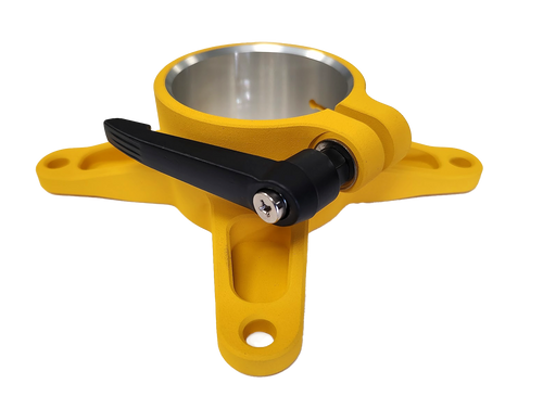 GLOBE BRACKET ASSEMBLY - TRIMBLE YELLOW | GradeControlProducts