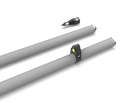 TWO-PIECE 2-METER GPS ROD - ALUMINUM | GradeControlProducts