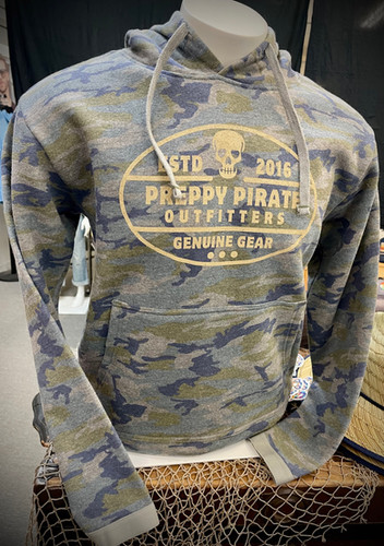 Preppy Pirate “Genuine” Camo Hoodie | preppypirate