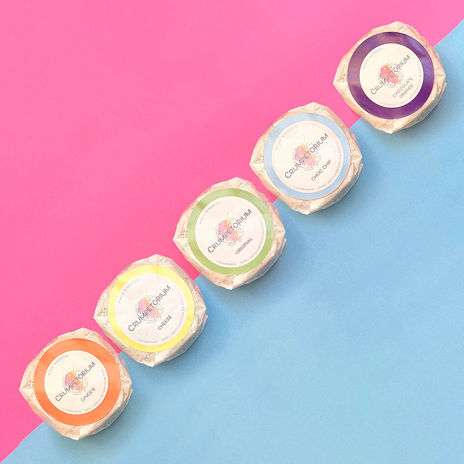 The Half Crumpet | Mini Packs of All 5 flavours | Crumpetorium