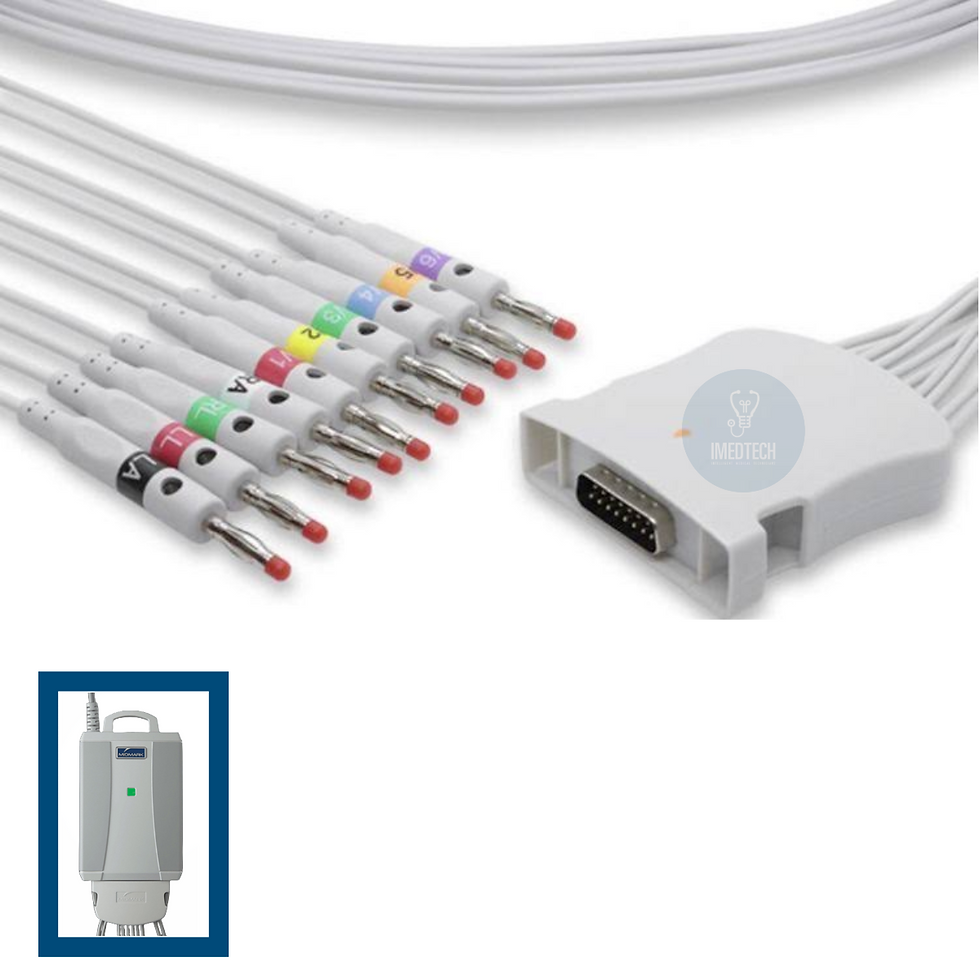 Midmark IQecg 10-Lead Patient Cable 3-100-0203 Compatible | IMEDTECH