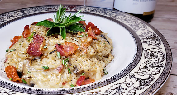 how to cook bacon mushroom risotto
