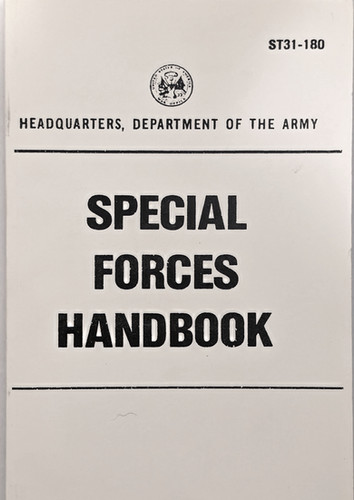 Department of The Army Special Forces Handbook | Michigan Military Supply