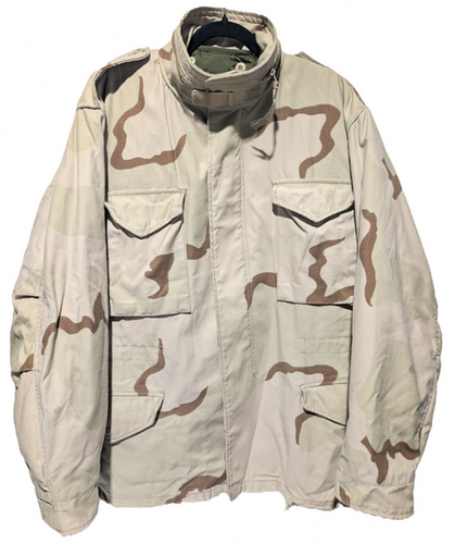 USGI 3-Color Desert M-65 Cold Weather Jacket w/ Liner - Large Regular ...
