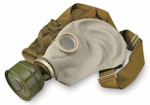 Genuine Soviet GP-5 Gas Mask W/ Filter & Carrying Pouch | Michigan ...