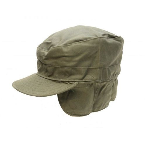 USGI OD Green BDU Patrol Cap w/ Flaps | Michigan Military Supply