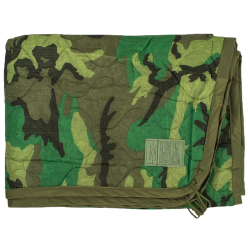 USGI Woodland Poncho Liner "Woobie" | Michigan Military Supply