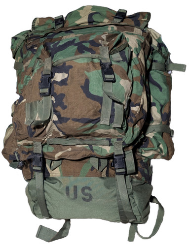 USGI Woodland IIFS Large Field Pack w/ Internal Frame & Detachable ...