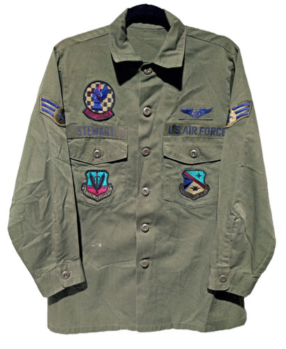 Vintage USAF OG-507 Tactical Air Command & AWACS Fatigue Shirt (Medium ...