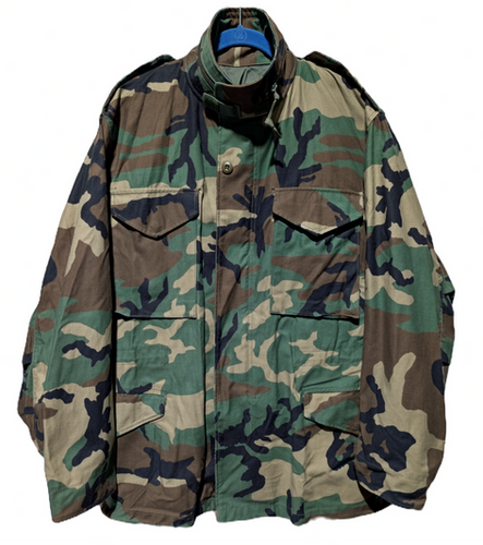 USGI Woodland M-65 Cold Weather Field Jacket w/ Quilted Liner (Grade 1 ...