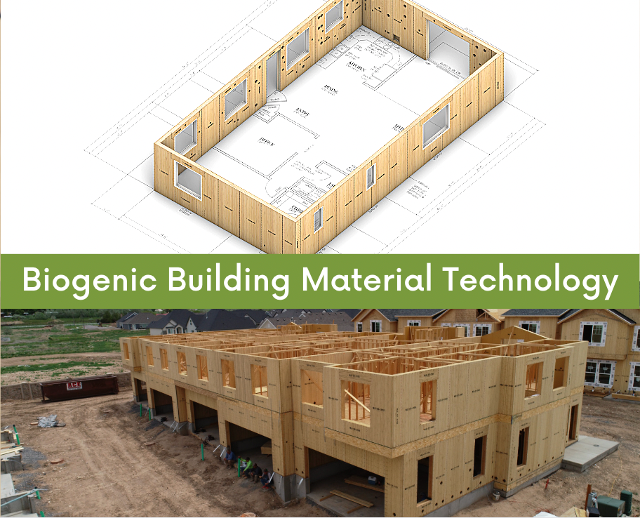 Low-Carbon Construction Begins with Biogenic Building Material Technology