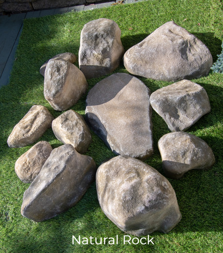 12 piece fibreglass rock set | Orion Mouldings