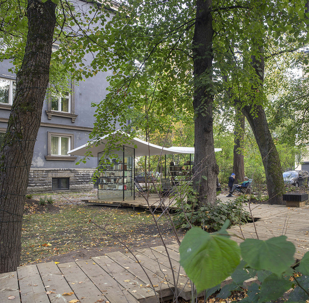 ninja-stuudio | Lugemispaviljon Valge leht