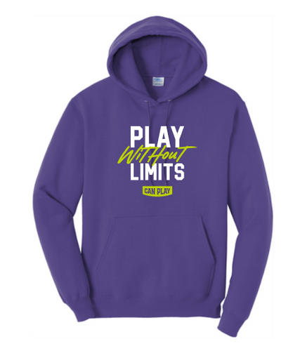 Can Play "Without Limits" Hoodie | AM Apparel