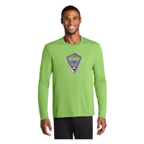VSA RUSH Long Sleeve Performance Blend Tee | AM Apparel