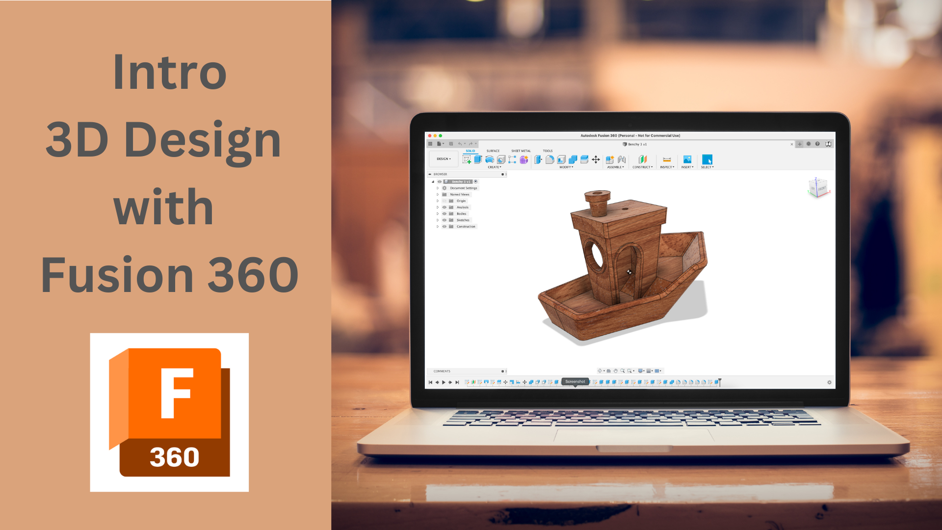 Intro to 3D Design with Fusion 360 | NCC Makerspace