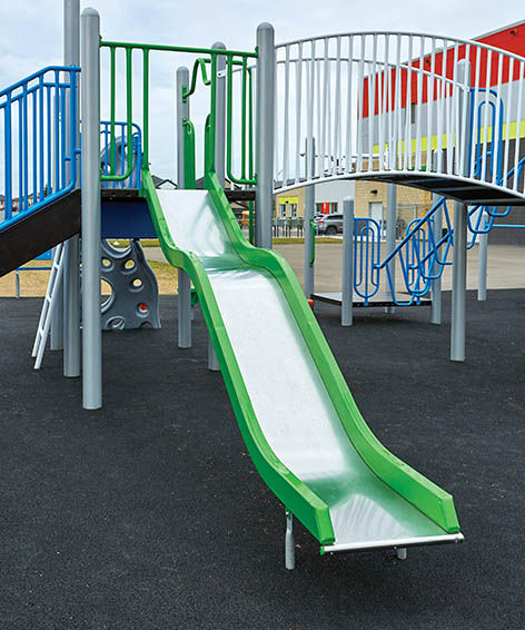 Wavy Stainless Steel Slide