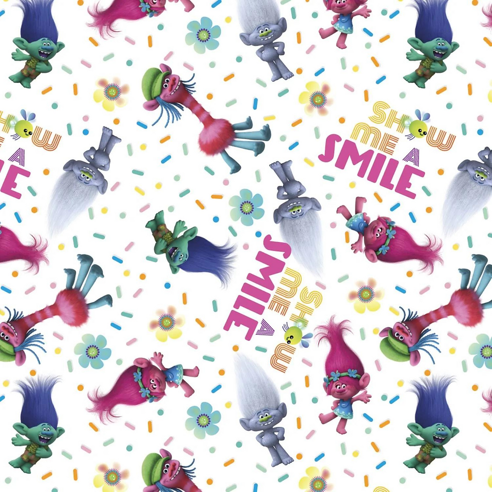 Trolls Scrapbook Paper 12x12 | scrappineverymemory