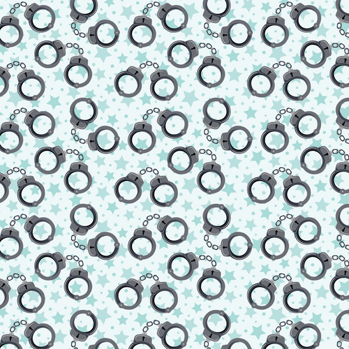 Handcuffs Scrapbook Paper 12x12 | scrappineverymemory