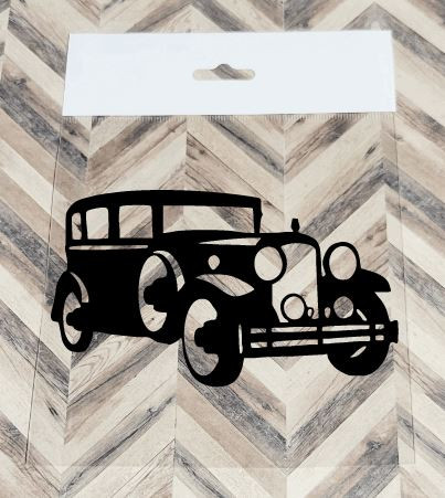Classic Car 2 Silhouette Die Cut | scrappineverymemory