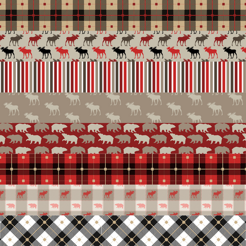 Lumber Jack Border Sheet | scrappineverymemory