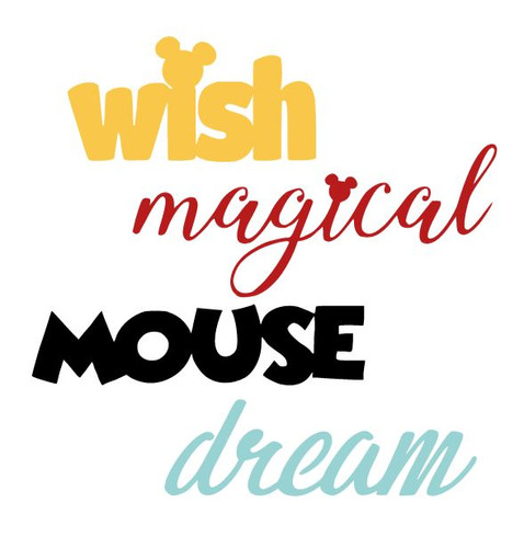 Disney Word Pack | scrappineverymemory