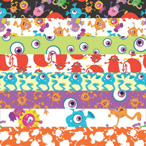 Monsters Border Sheet | scrappineverymemory