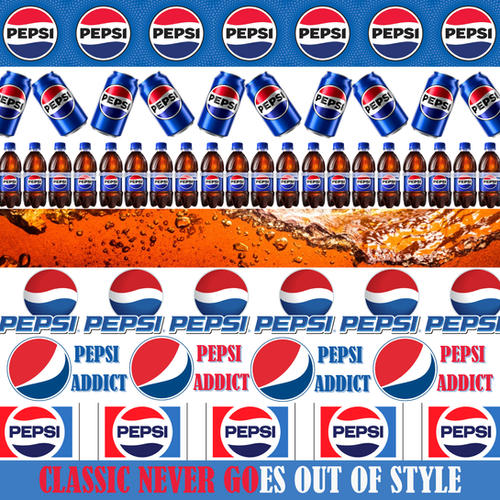 Pepsi Border Sheet | scrappineverymemory