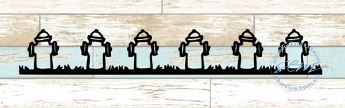 Fire Hydrants Scrapbook Border | scrappineverymemory