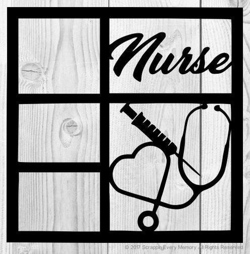 Nurse Scrapbook Overlay | scrappineverymemory