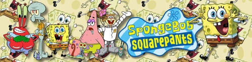 Spongebob Squarepants Jumbo Border | scrappineverymemory