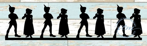 Peter Pan & Wendy Scrapbook Border | scrappineverymemory