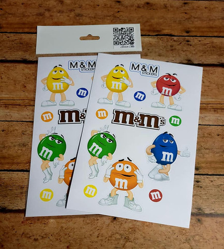 M & M Sticker Sheet | scrappineverymemory