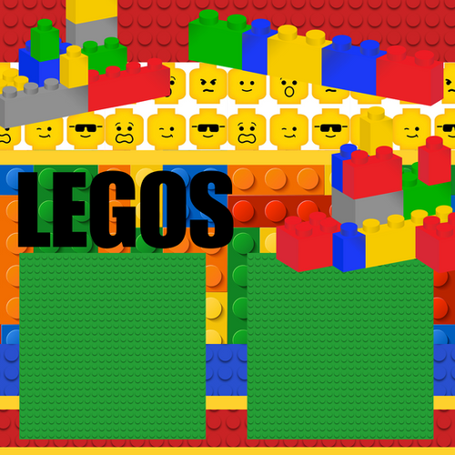 Legos Premade Scrapbook Page 12x | scrappineverymemory