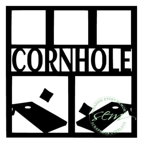 Cornhole Scrapbook Overlay | scrappineverymemory