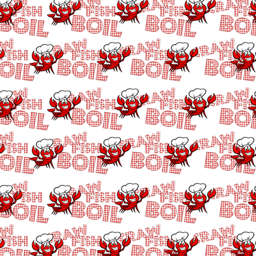 Crawfish Boil Scrapbook Paper 12x12 | scrappineverymemory